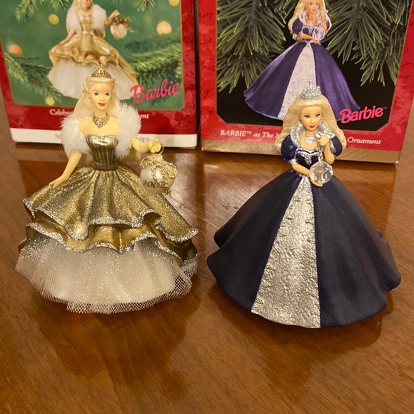 Hallmark | Holiday | Vintage Hallmark Barbie Ornaments Celebration 200 ...